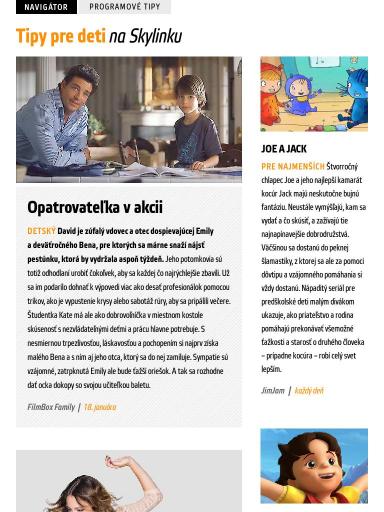 Tipy pre deti | SK 02/2016 | Skylink TV