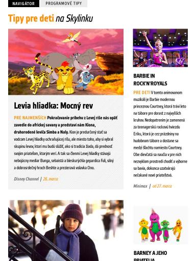 Tipy pre deti | SK 06/2016 | Skylink TV