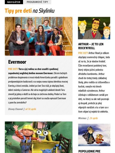 Tipy pre deti | SK 08/2016 | Skylink TV
