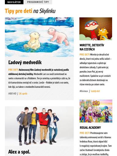 Tipy pre deti | SK 09/2017 | Skylink TV