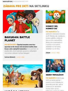 Tipy pre deti | SK 11/2019 | Skylink TV