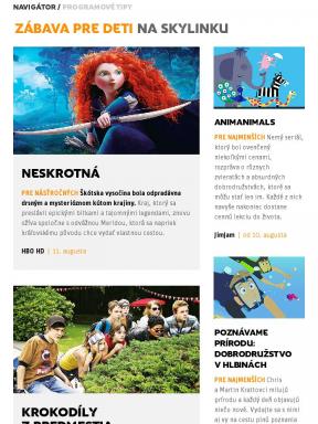 Tipy pre deti | SK 16/2018 | Skylink TV