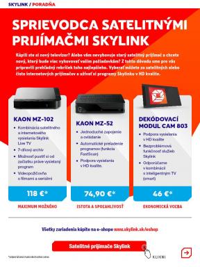 Skylink poradňa: Satelitné príjímače | SK 18/2022 | Skylink TV