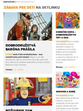 Tipy pre deti | SK 21/2018 | Skylink TV