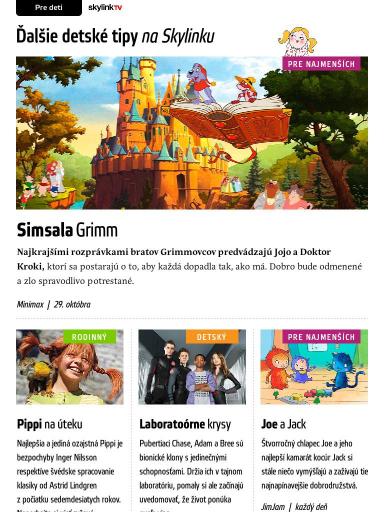 Tipy pre deti | SK 22/2015 | Skylink TV