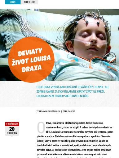 Deviaty život Louisa Draxa – kinotip | SK 22/2016 | Skylink TV