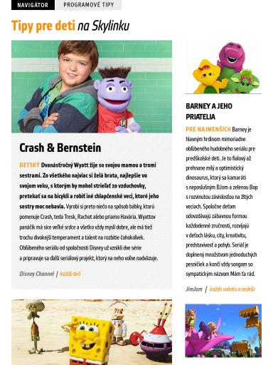 Tipy pre deti | SK 26/2015 | Skylink TV