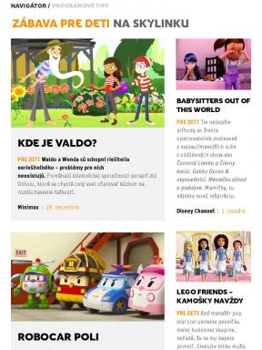 Tipy pre deti | SK 26/2020 | Skylink TV